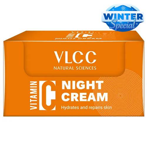 Buy VLCC Vitamin C Night Cream - Hydrates & Repairs Skin Online at Best ...