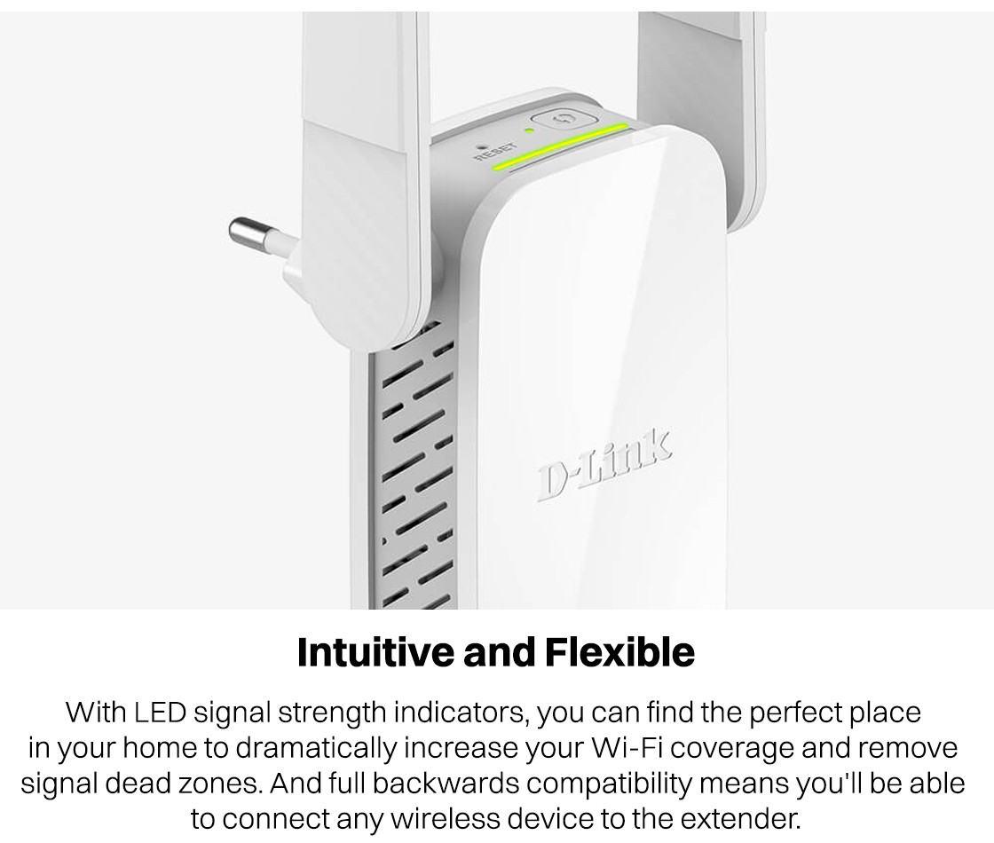 Buy D-Link Dual Band Wi-Fi Range Extender (Full Backwards Compatibility ...