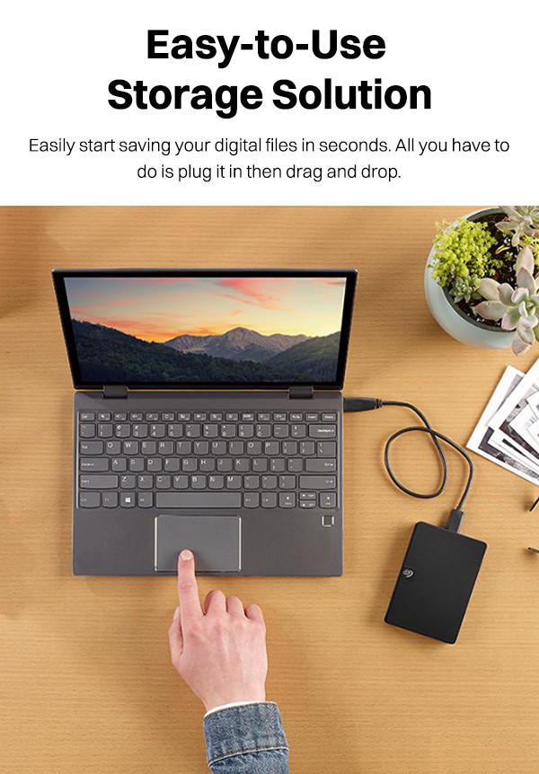 Buy Seagate Expansion 1TB USB 3.0 Hard Disk Drive (Portable Design ...