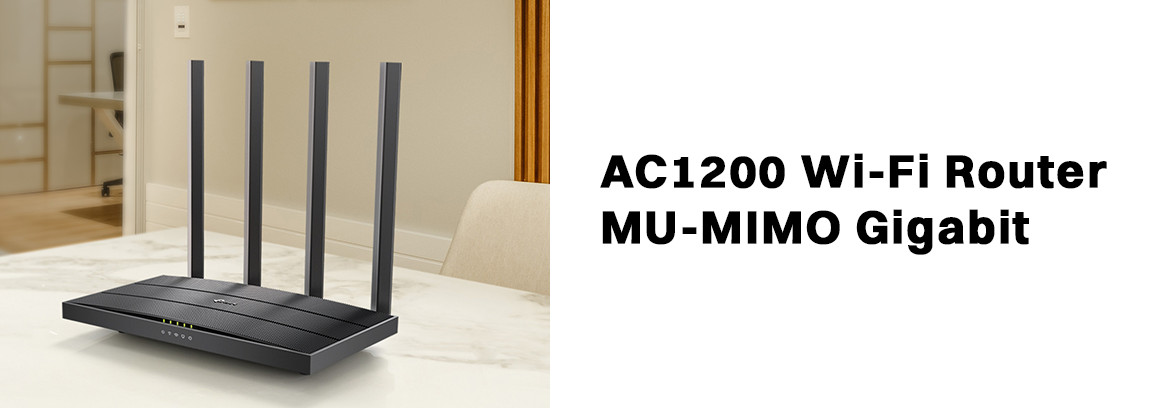 Buy Tp-Link Archer C6 AC 1200 Dual Band 867 Mbps Mesh Wi-Fi Router (4 ...