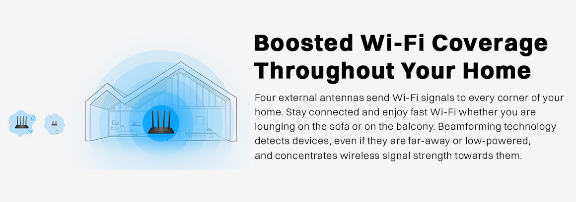 Buy Tp-Link Archer C6 AC 1200 Dual Band 867 Mbps Mesh Wi-Fi Router (4 ...