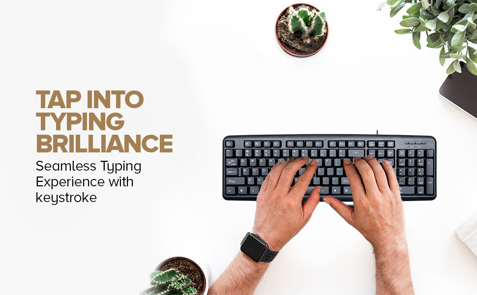 Buy Croma Wired Keyboard (Robust Design, Black) Online at Best Price of ...