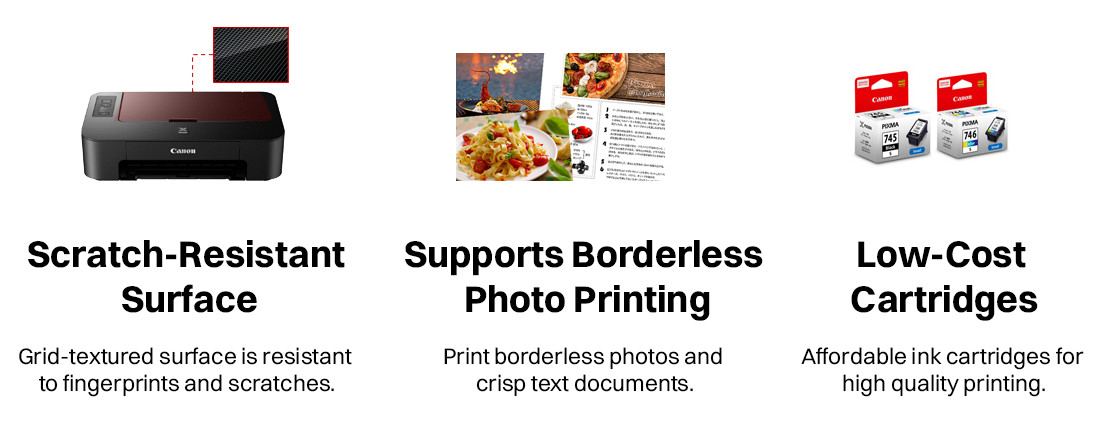 Buy Canon Pixma TS 207 Wired Color Inkjet Printer (Ink End Sensor ...