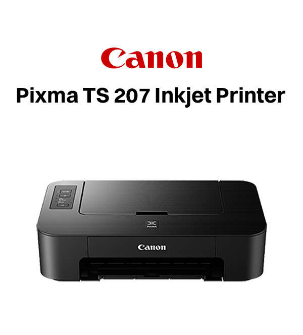 Buy Canon Pixma TS 207 Wired Color Inkjet Printer (Ink End Sensor ...
