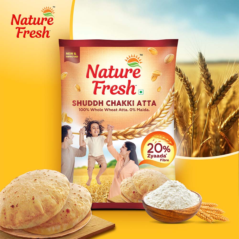 Buy Nature Fresh Atta Chakki Fresh 10 Kg Bag Online At Best Price of Rs ...