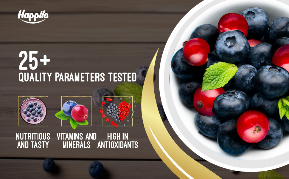 Buy Happilo Premium American Dried Blueberry & Cranberry Mix Online at ...