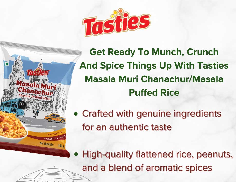 Buy Tasties Masala Muri Chanachur / Masala Puffed Rice Mixture Online ...