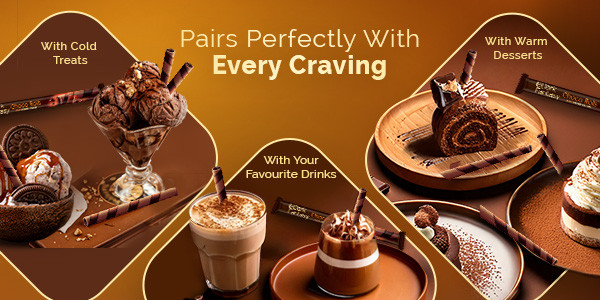 Buy Sunfeast Dark Fantasy Choco Rolls Wafer Biscuits - Rich Creme ...