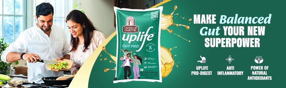 Buy India Gate Uplife Gut Pro Multi-Source Edible Oil Online at Best ...