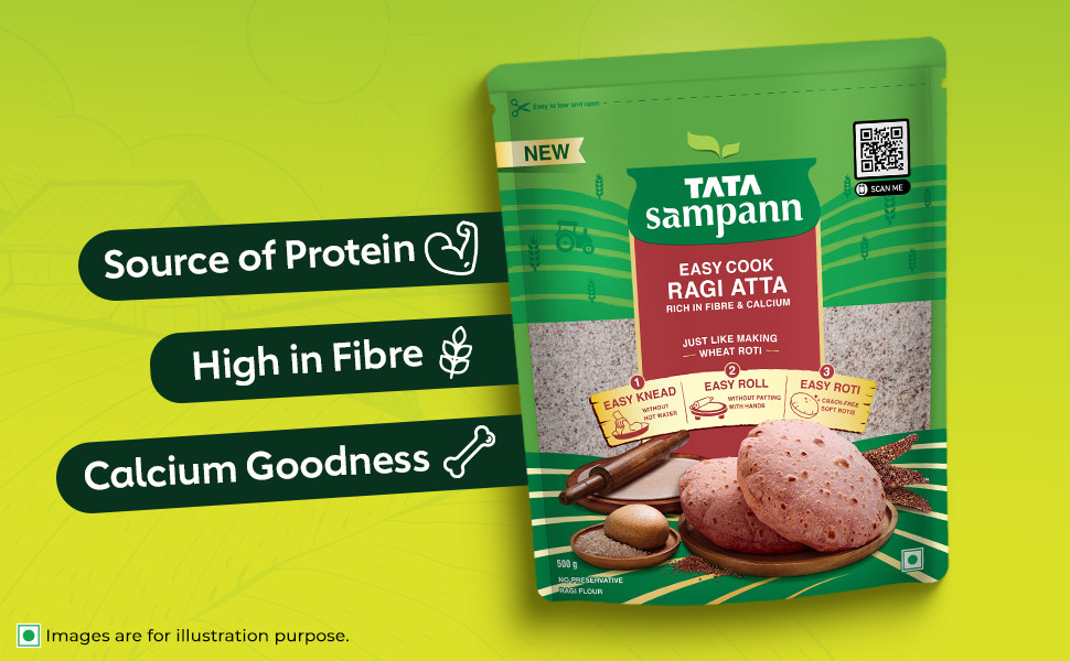 Buy Tata Sampann Easy Cook Ragi Atta Online at Best Price of Rs 77.04 - bigbasket