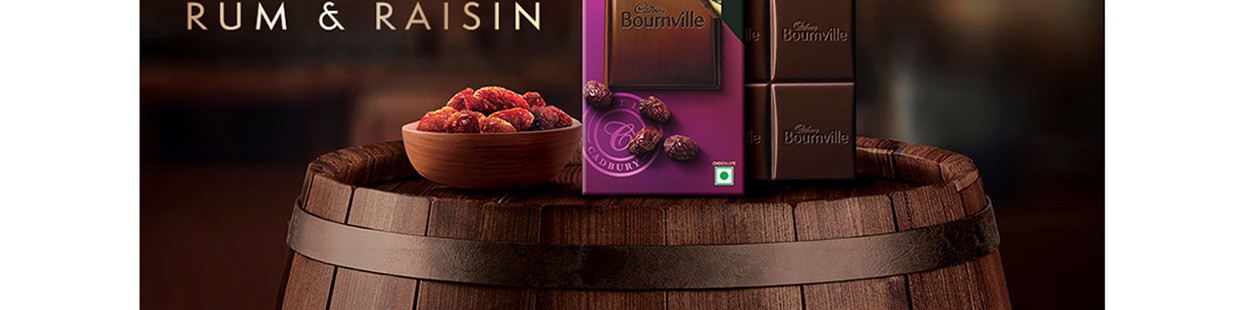 Buy Cadbury Bournville Rum & Raisin 50% Dark Chocolate Bar Online at ...
