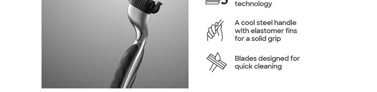 Buy Gillette Mach 3 Shaving Razor (Handle + 2 Cartridge) Online at Best ...