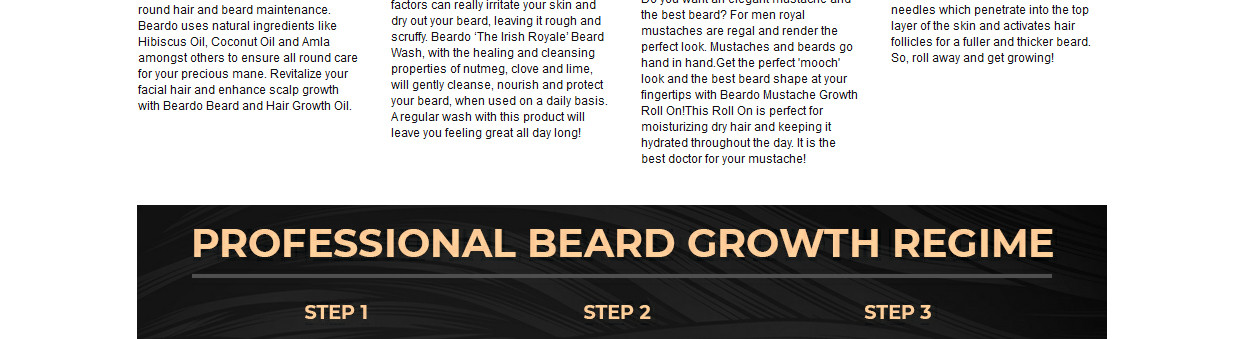 Buy Beardo Don Beard Growth Pro Kit - All Round Regimen For Growth ...