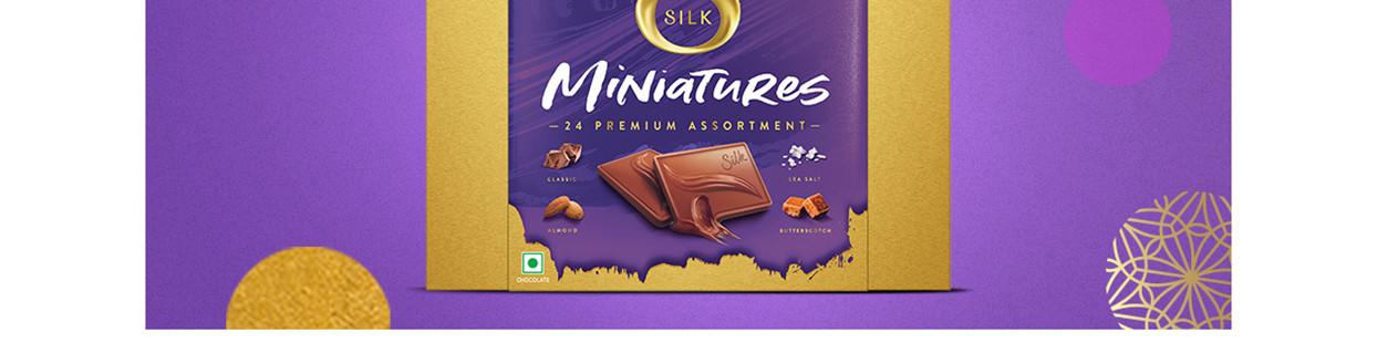 Buy Cadbury Dairy Milk Silk Miniatures Premium Assorted Chocolate Gift ...
