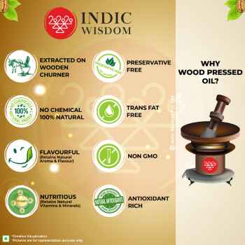 Buy Indic Wisdom Wood Pressed Walnut Oil - Cold Pressed Online at Best ...
