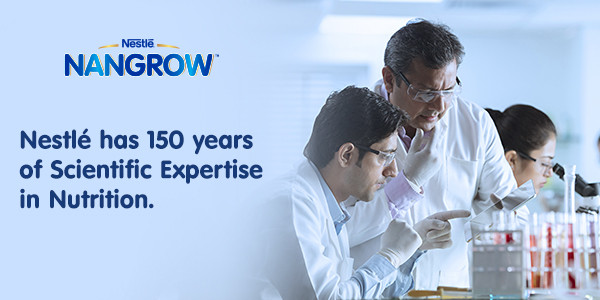 Buy Nestle Nangrow Creamy Vanilla Flavour Nutritious Milk Drink For 2-6 ...