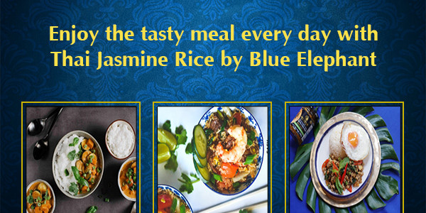 Buy Blue Elephant Royal Thai Cuisine Jasmine Rice - Rich In Flavour ...