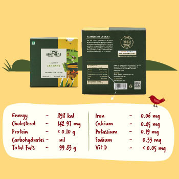 Buy Two Brothers Organic Farms Jaggery Powder - Handmade & Naturally ...