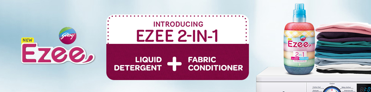 Buy Godrej Ezee 2-in-1 Liquid Detergent + Fabric Conditioner - For ...