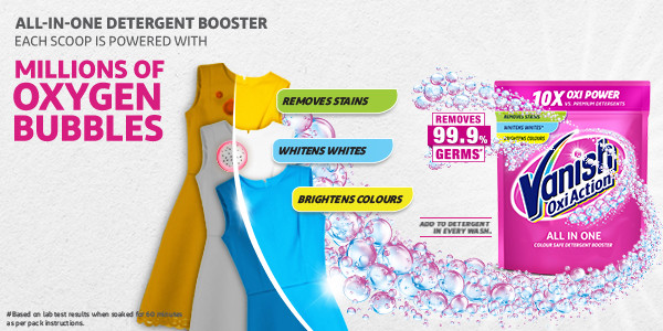 Buy Vanish Powder Expert Stain Removal Laundry Additive 400 Gm Online ...