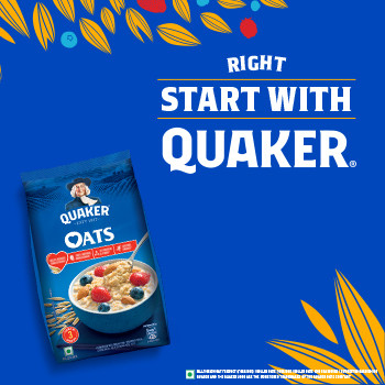 Buy Quaker Oats Breakfast Cereal - Rich In Protein, Dietary Fibre ...