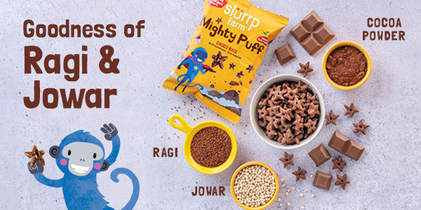Buy Slurrp Farm Choco Ragi Puffs Online at Best Price of Rs 22.66 ...