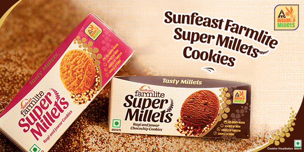 Buy Sunfeast Farmlite Super Millets Ragi & Jowar Chocochip Cookies ...