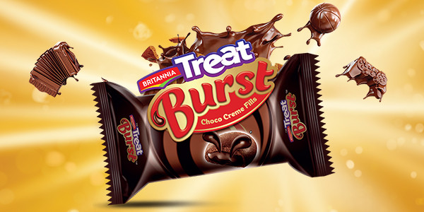 Buy Britannia Treat Burst Choco Creme Fills Cookies Online at Best ...