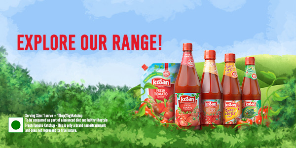 Buy Kissan Fresh Tomato Ketchup 1 Kg Bottle Online At Best Price of Rs ...