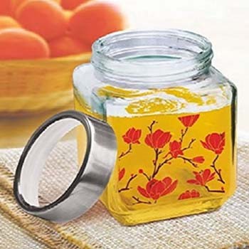 Buy Treo Cube Storage Glass Jar - With Lid, Highly Durable Online at ...