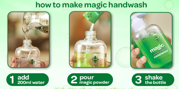 Buy Godrej Protekt Mr.Magic Powder to Liquid Handwash - Neem & Aloe ...