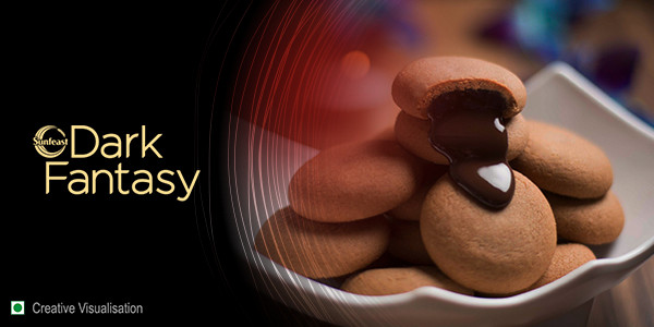 Buy Sunfeast Dark Fantasy Choco Fills - Original Filled Cookies With ...