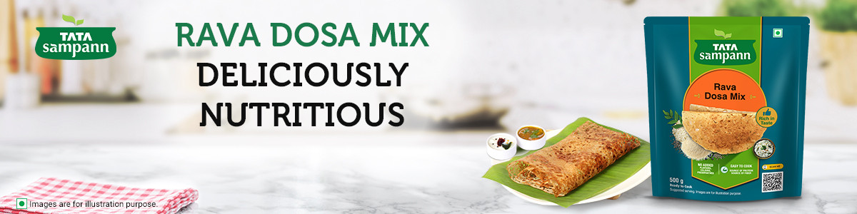 Buy Tata Sampann Rava Dosa Mix - Ready to Cook Online at Best Price of ...