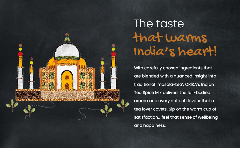 Buy Orika Orika Indian Tea Spice Mix - No Artificial Flavours, Enhances ...