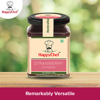Buy Happy Chef Conserve Strawberry 330 Gm Online At Best Price of Rs ...