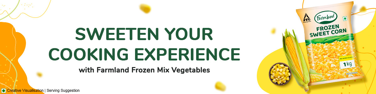 Buy Farmland Frozen Sweet Corn Online at Best Price of Rs 133.34 ...