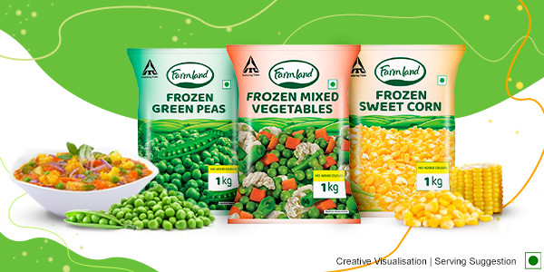Buy Farmland Frozen Green Peas Online at Best Price of Rs 96.67 - bigbasket