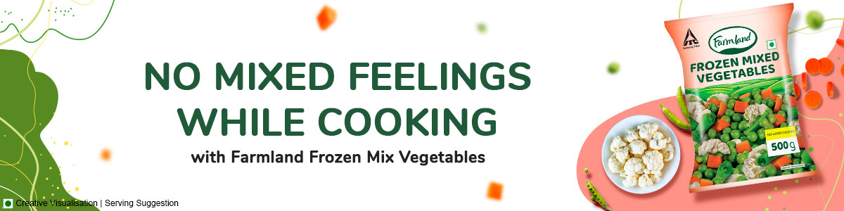 Buy Farmland Frozen Mixed Vegetables - Ready To Cook Online at Best ...