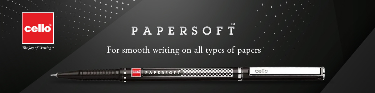 Buy Cello Ball Pen Black Paper Soft 1 Pc Online At Best Price of Rs ...