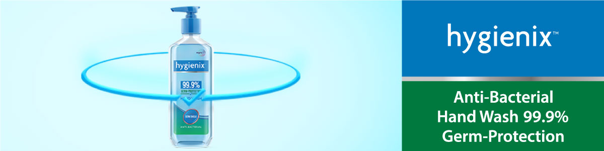 Buy Hygienix Anti-Bacterial Hand Wash Pump- 99.9% Germ Protection ...