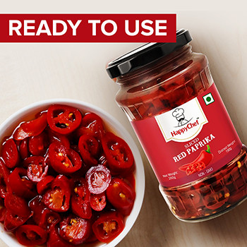 Buy HappyChef Sliced Red Paprika Online at Best Price of Rs 99 - bigbasket