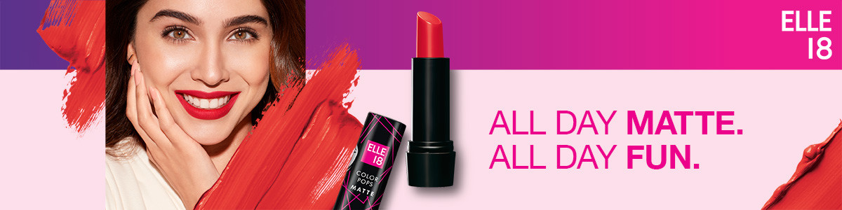 Buy Elle 18 Matte Lip Colour - Colour Pop, Trendy Shades With High ...