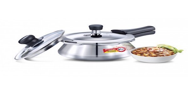 Buy Prestige Deluxe Alpha Stainless Steel Pressure Handi With Glass Lid ...