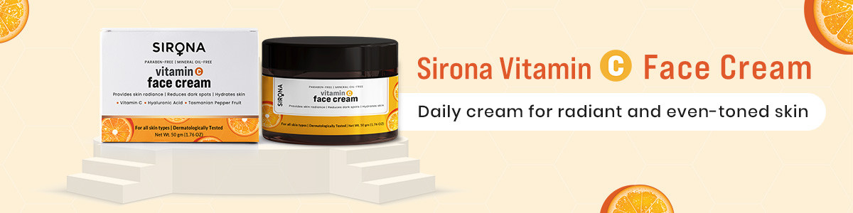 Buy SIRONA Vitamin C Face Cream for Men & Women â€“ 50 gm | Daily Cream ...