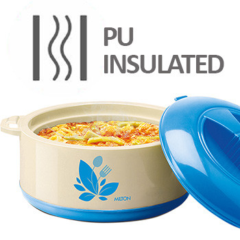 Buy Milton New Orchid 1000 Casserole For Roti/Chapati - Blue Online at ...