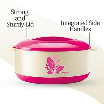 Buy Milton New Orchid 1000 Casserole For Roti/Chapati - Blue Online at ...