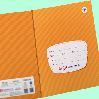 Buy Target Publications Four Lines Ruled Notebook - Brown, Soft Bound ...