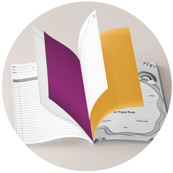 Buy Target Publications My Fun Project Book - 1 Side Coloured & 1 Side ...