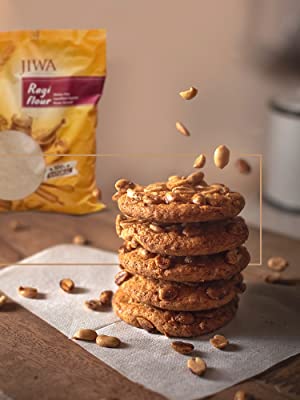 Buy Jiwa Organic Ragi Flour/Millets Atta- Gluten Free, Chakki Ground ...