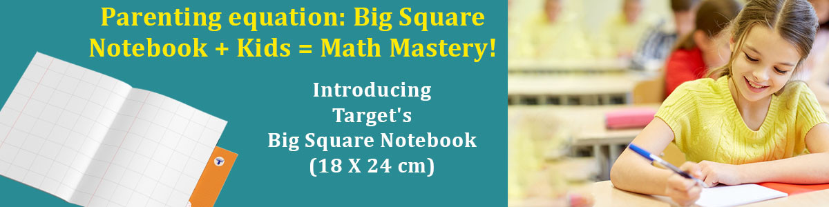 Buy Target Publications Big Square Notebook - 172 Pages, Soft Bound ...